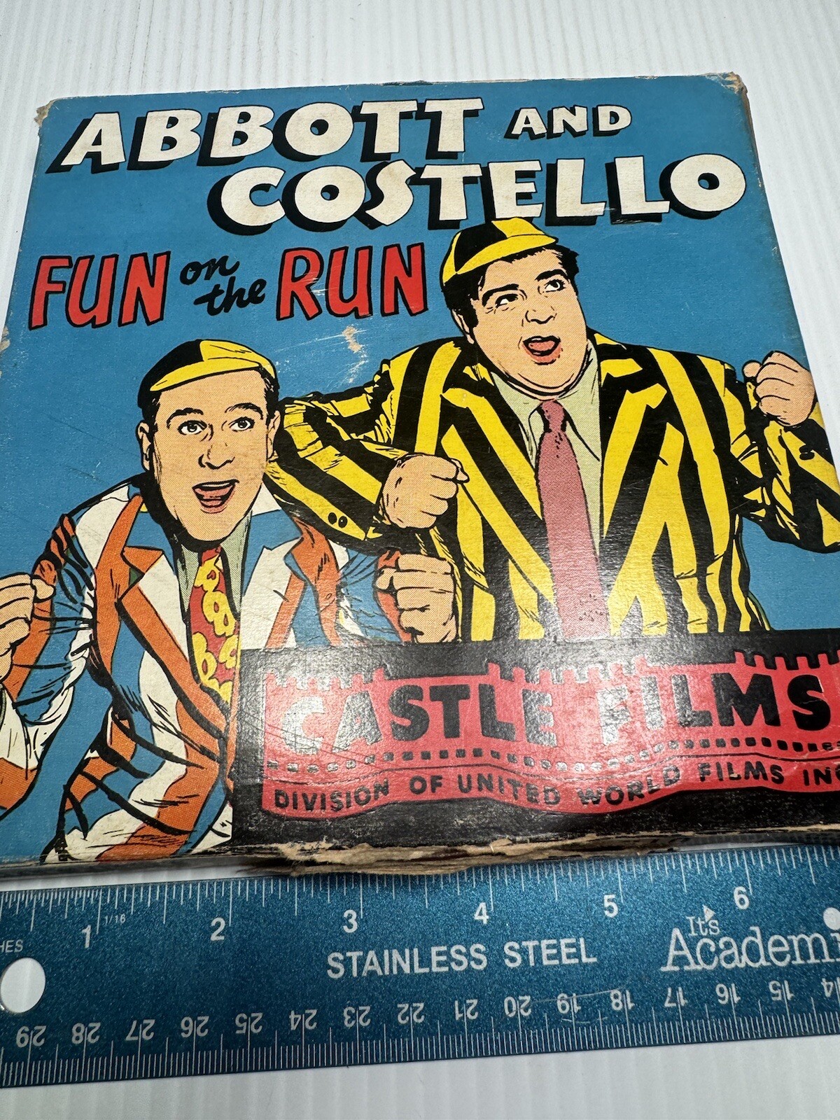 Vintage Castle Films Abbott and Costello Fun on the Run 16 MM | eBay