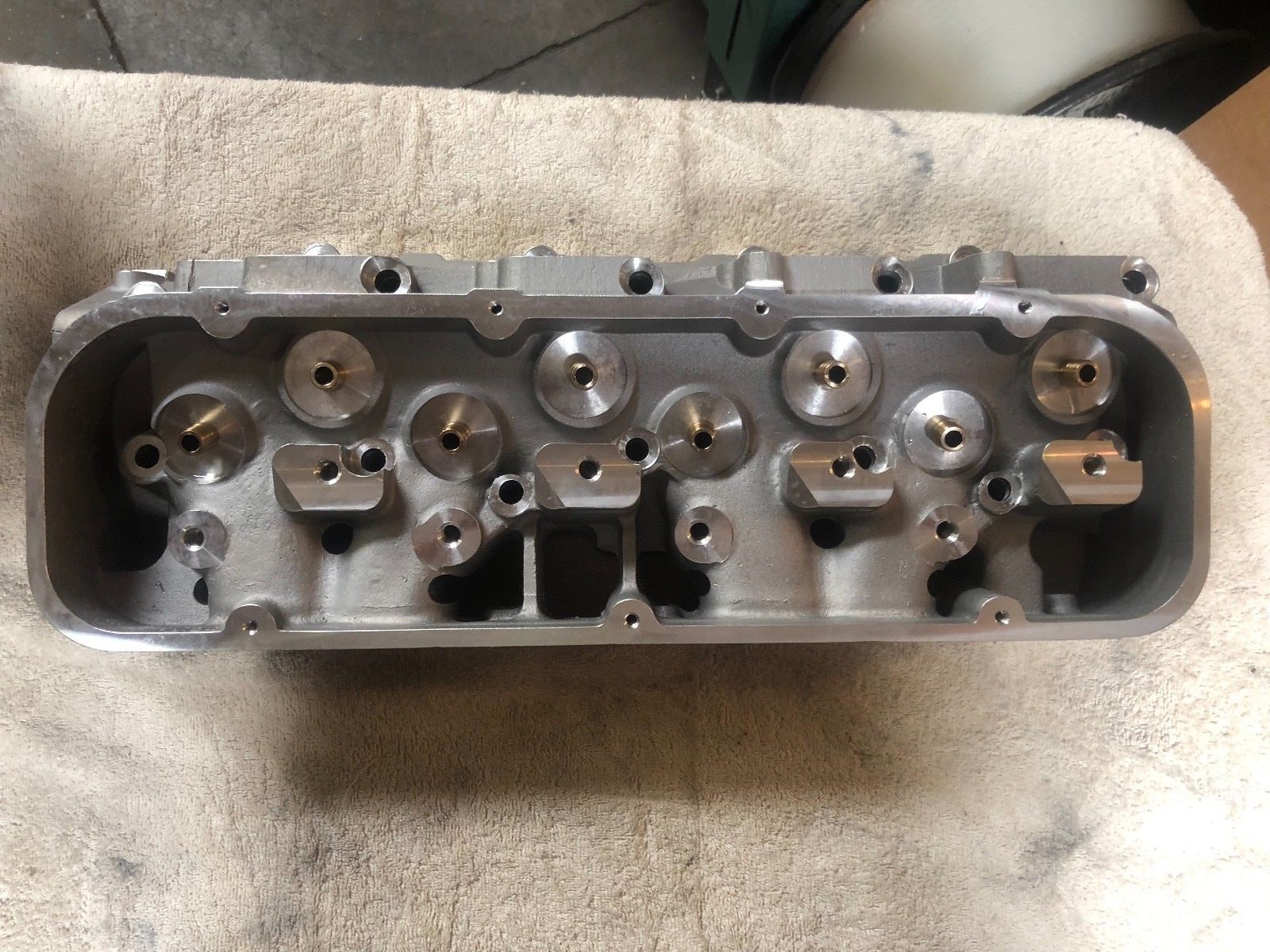 Chevy 396 427 454 496 502 BBC Pair (2) Bare Aluminum Heads Oval Port ...