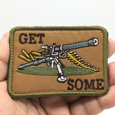 2A Get Some Machine Gun Military Tactical Morale Hook and Loop Morale Patch FREE | eBay