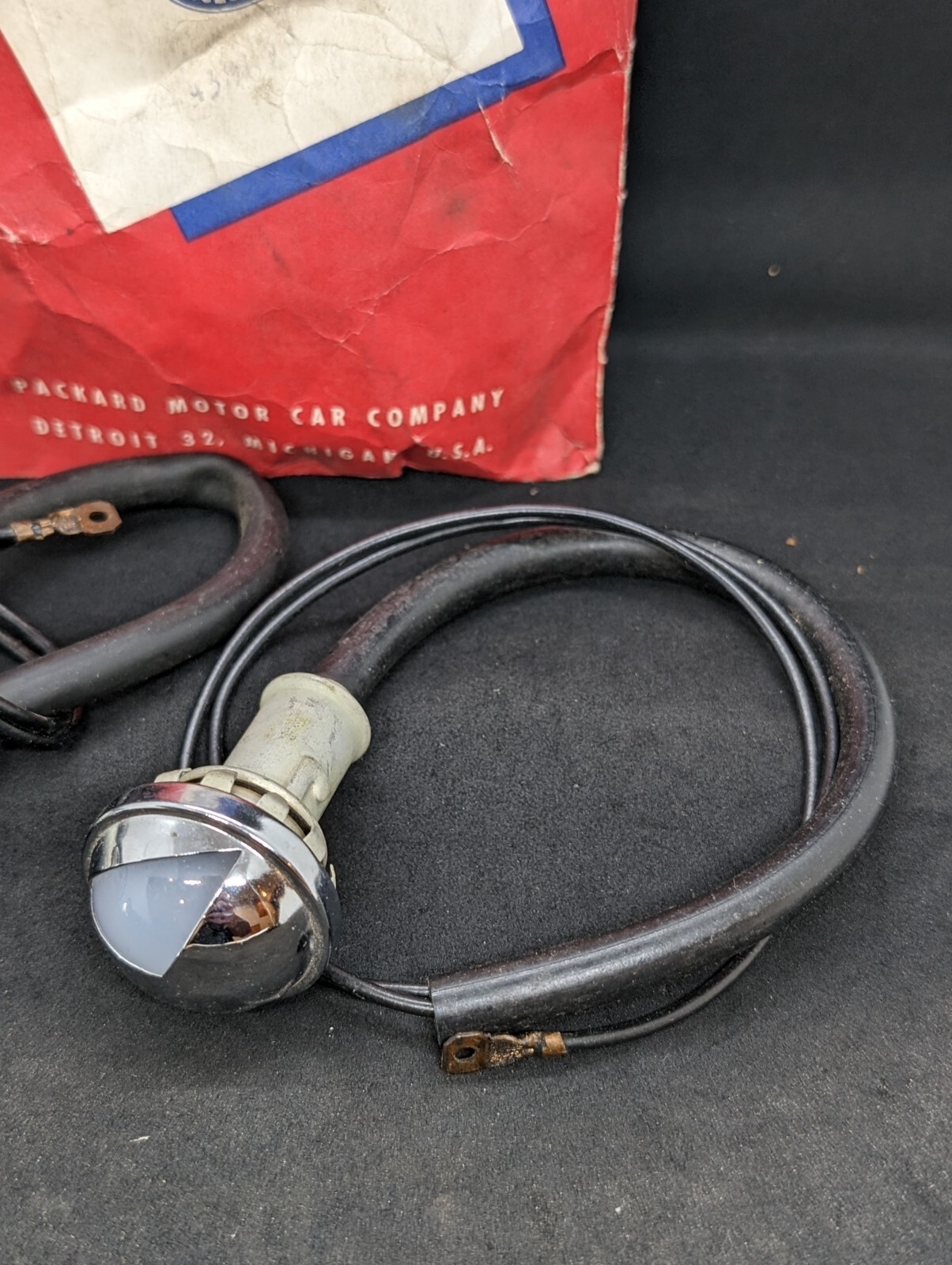 NOS 1954 PACKARD CLIPPER LICENSE PLATE LIGHT LAMP SET 439628 4PL | eBay