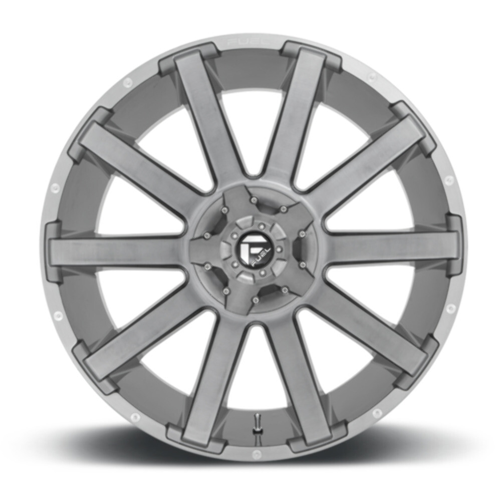 24 Inch 24x14 Fuel D714 Contra Gun Metal Wheel Rim 8x170 -75 for sale ...