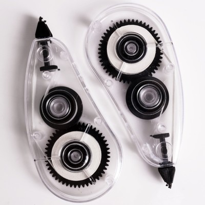 2 x CORRECTION MICE PEN TAPE Long White Out Roller Mouse School Office ...