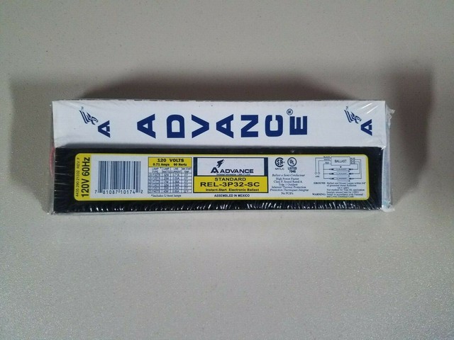 Advance Standard Rel-3p32-sc 120v Instant Start Electronic Ballast 742 ...