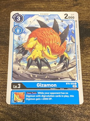 Gizamon BT6-020 C Digimon CCG Double Diamond L5024* | eBay