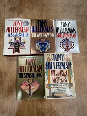 Lot of 5 Tony Hillerman First Edition Hardcover Books With Dust Jackets ...
