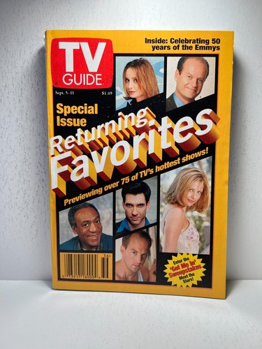 TV Guide 1998 September 5-11 Special Issue Returning Favorites Hottest ...