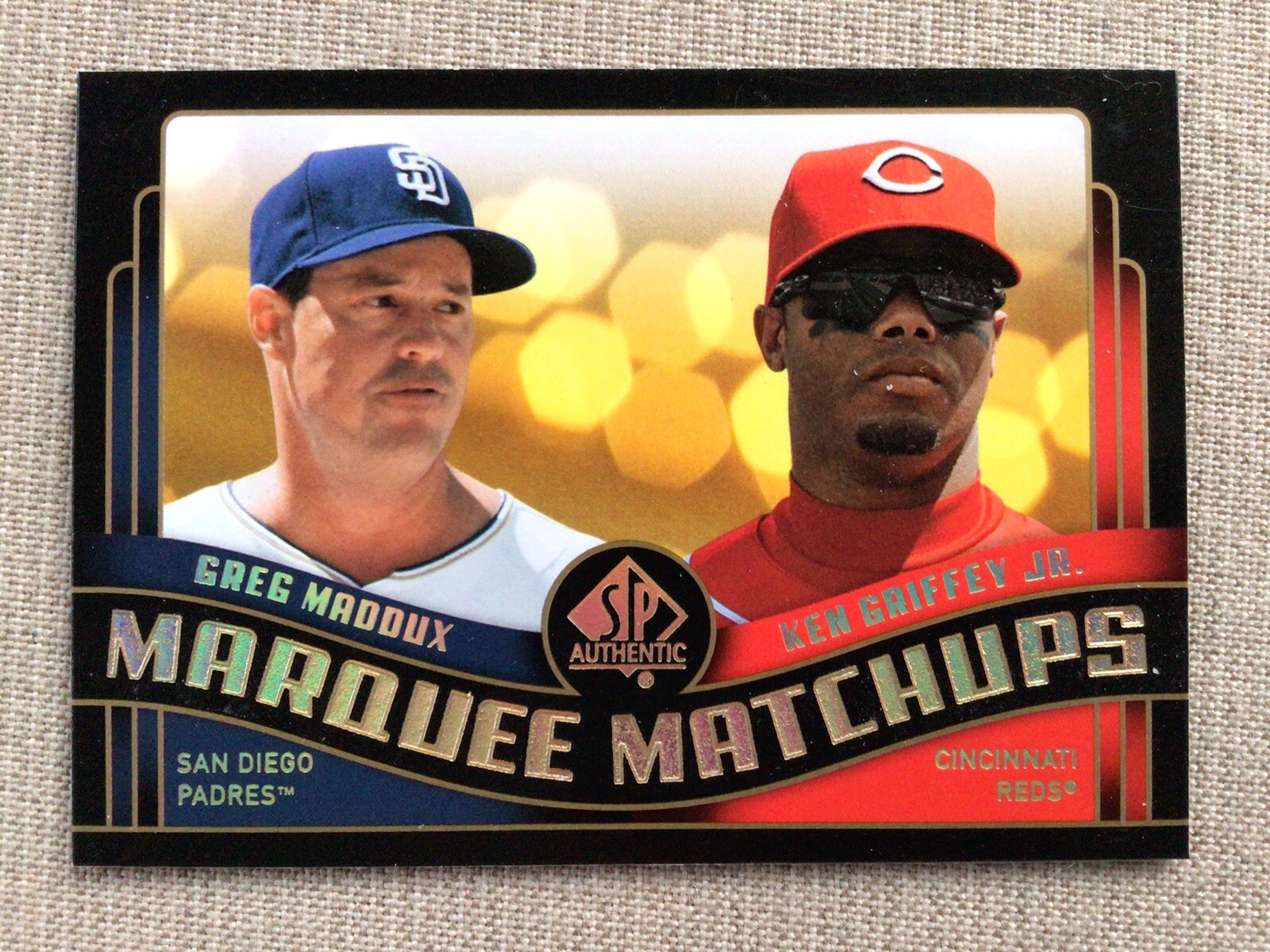 2008 SP Authentic Marquee Matchups Greg Maddux / Ken Griffey Jr. #MM-47 ...
