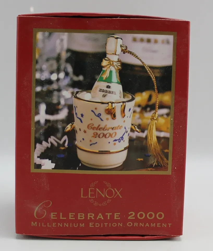 Lenox Celebrate 2000 Millennium Edition Ornament Korble Bottle Original ...
