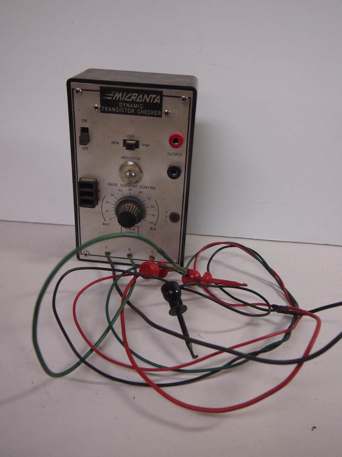 MICRONTA DYNAMIC TRANSISTOR CHECKER FOR NPN PNP USED | eBay