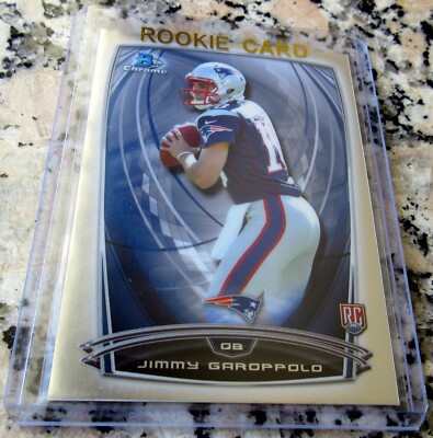 JIMMY GAROPPOLO 2014 Bowman Chrome Rookie Card RC Logo Los Angeles Rams ...