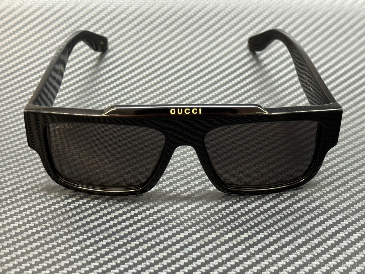 GUCCI GG1460S 001 Black Grey Men's Large 56 mm Sunglasses | eBay