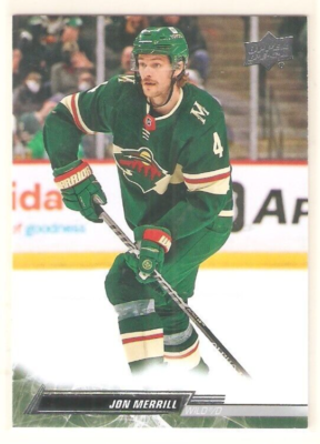 Jon Merrill 2022-23 Upper Deck Series 1 Base Card #86 Wild | eBay