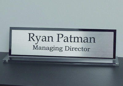 Executive Personalised Desk Name,Custom Engraved Sign,Name Plaque ...