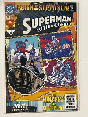 Superman in Action Comics #689, 1ST BLACK SUIT (DC Comics, 1993 ...