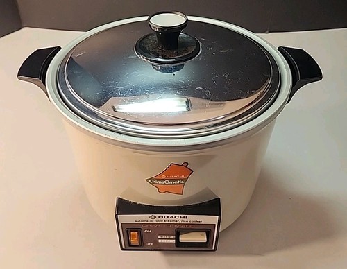 Hitachi Chime O Matic Food Steamer Rice Cooker 5.6 cup RD-5083 Tested ...