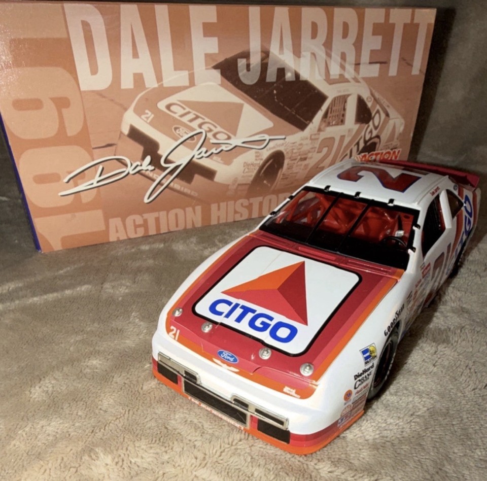 Action RCCA Dale Jarrett #21 Citgo Ford Thunderbird 1991 1:24 NASCAR ...