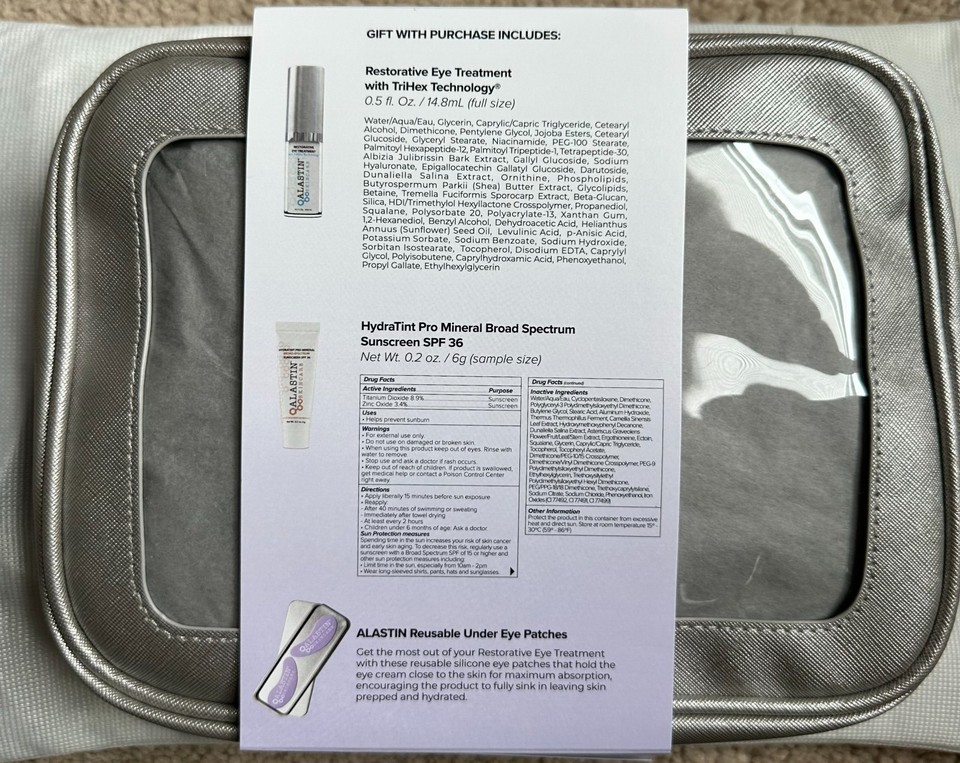 BRAND NEW- ALASTIN Skincare Eye Care Kit- Restorative Eye Treatment ...