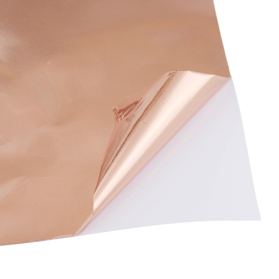 GUITAR COPPER SHIELD SHIELDING FOIL TAPE - 20x30cm Sheet Self-Adhesive ...