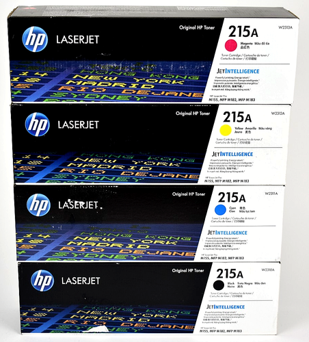 4PK - GENUINE HP 215A LaserJet Pro Printer Toner Set W2310A W2311A ...