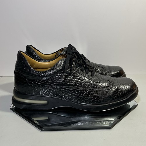 Men’s Cole Haan Air Conner Croc Style Leather Lace Up Sneakers, Size 12 ...