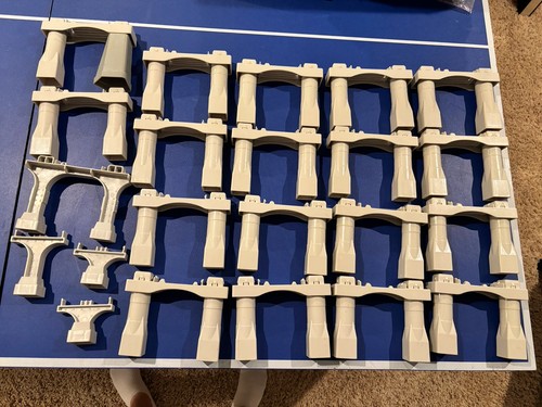 Fisher Price GeoTrax Gray Risers Bridge Elevation Train Track Plastic ...