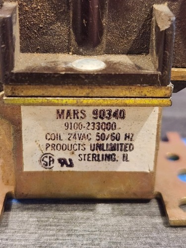 MARS 90340 SWITCHING RELAY 24 VAC 50/60 HZ 9100-233000 tested | eBay