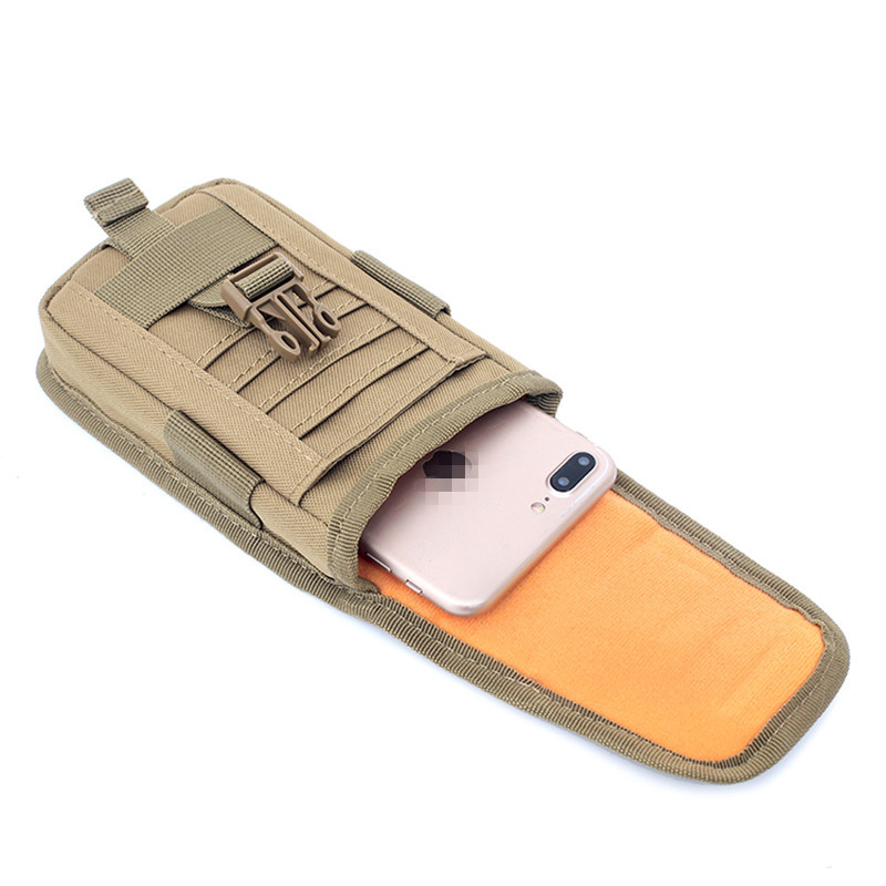 Tactical Molle Cell Phone Pouch Case Waist Belt Pack Utility ID Card ...