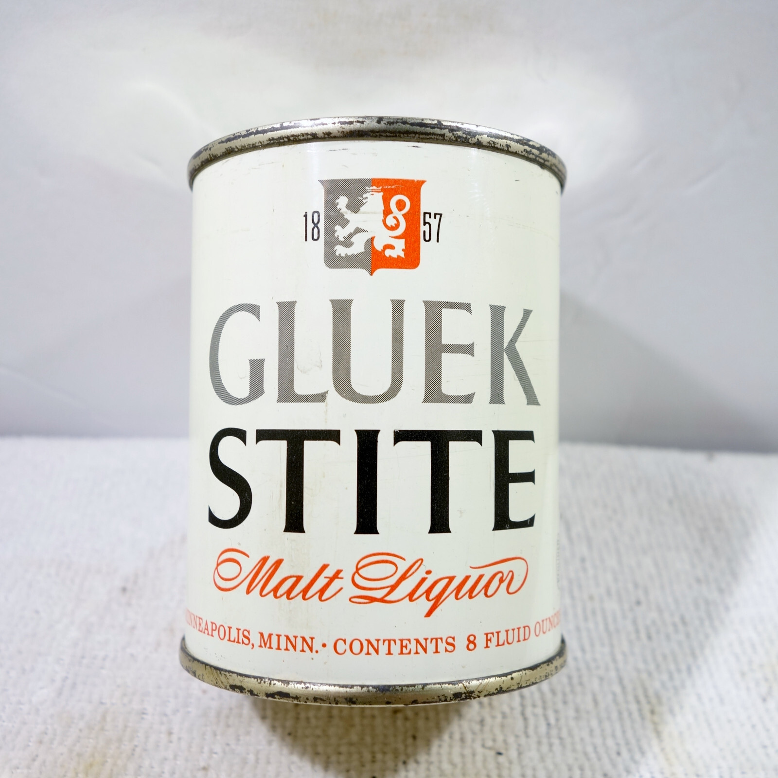 Gluek Stite Strong lid "Exceptional" Bottom Opened! Flat Top Beer Can ...
