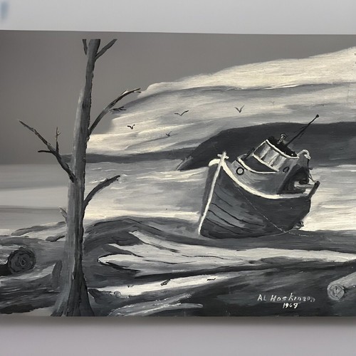 Vintage Seascape Oil Painting, Original, 14x18, By Artist Al Hoskinson ...