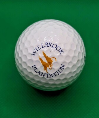 Willbrook Plantation Golf Course logo golf ball (Pawleys Island, South ...