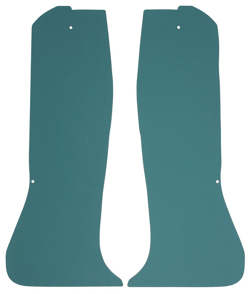 1964-67 El Camino Rear Inner Lower Side Trim Panel Aqua - Pair | eBay