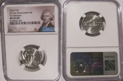 2023 P Jefferson Nickel 5c NGC MS 69 6FS Full Steps First Releases | eBay