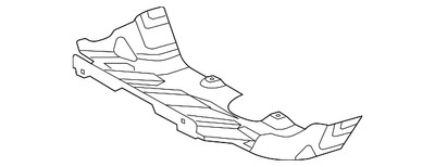 Genuine Toyota Radiator Support Splash Shield 51405-04010 | eBay