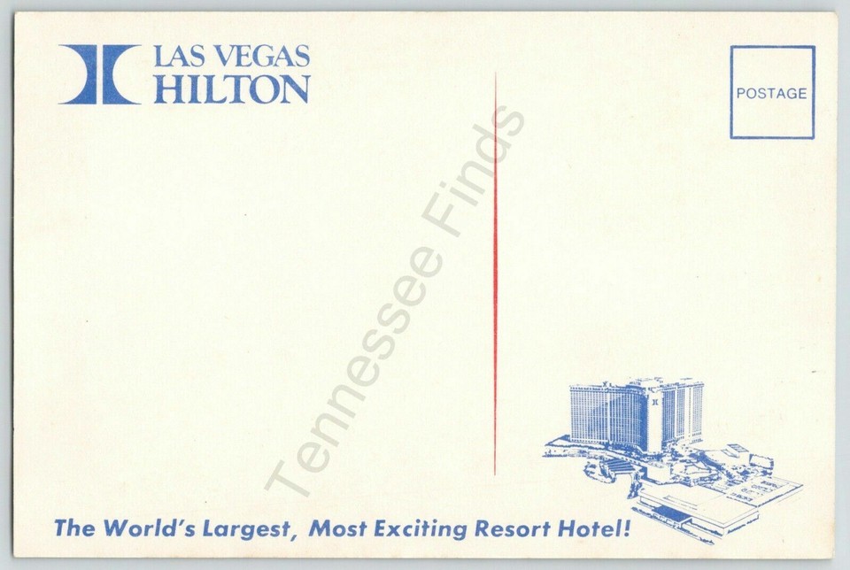 Las Vegas Hilton Resort Hotel Nevada Postcard Travel Vtg Souvenir | eBay