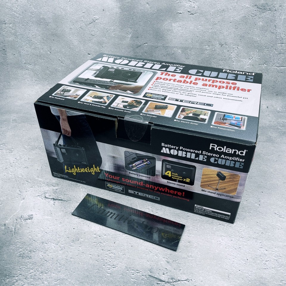 Roland Mobile Cube MB-CUBE Stereo Electric Guitar Amplifier MBCUBE ...