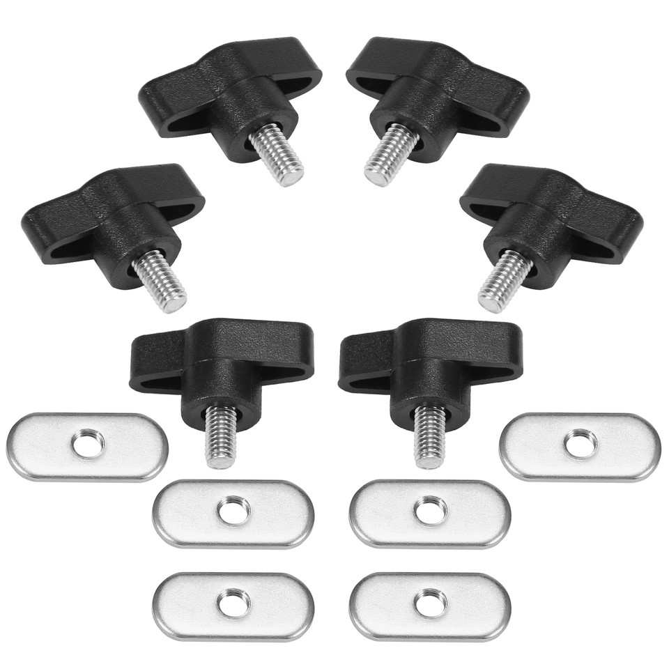 6 Sets Kayak Screws Nuts Hardware for Track System On Kayaks and Boats ...
