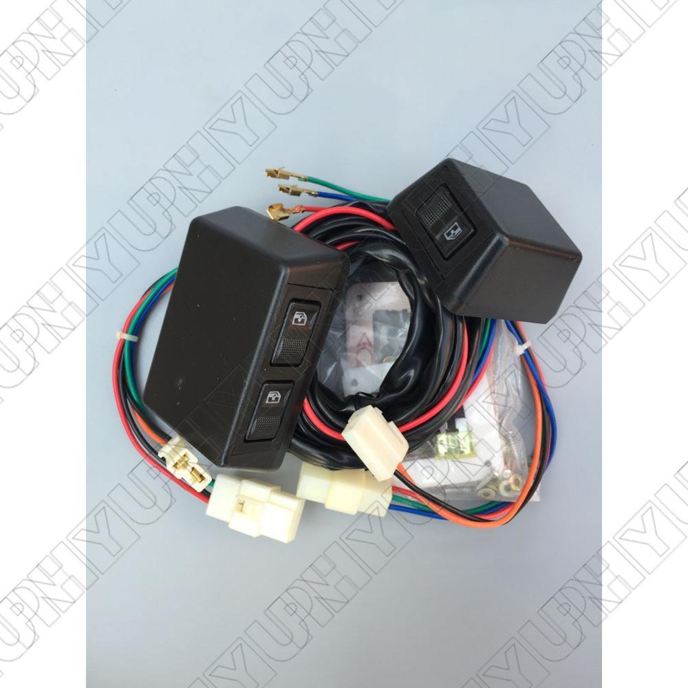 Universal 3 Remote Switch Kit Door Lock Power Window 12V Fits Front Two ...