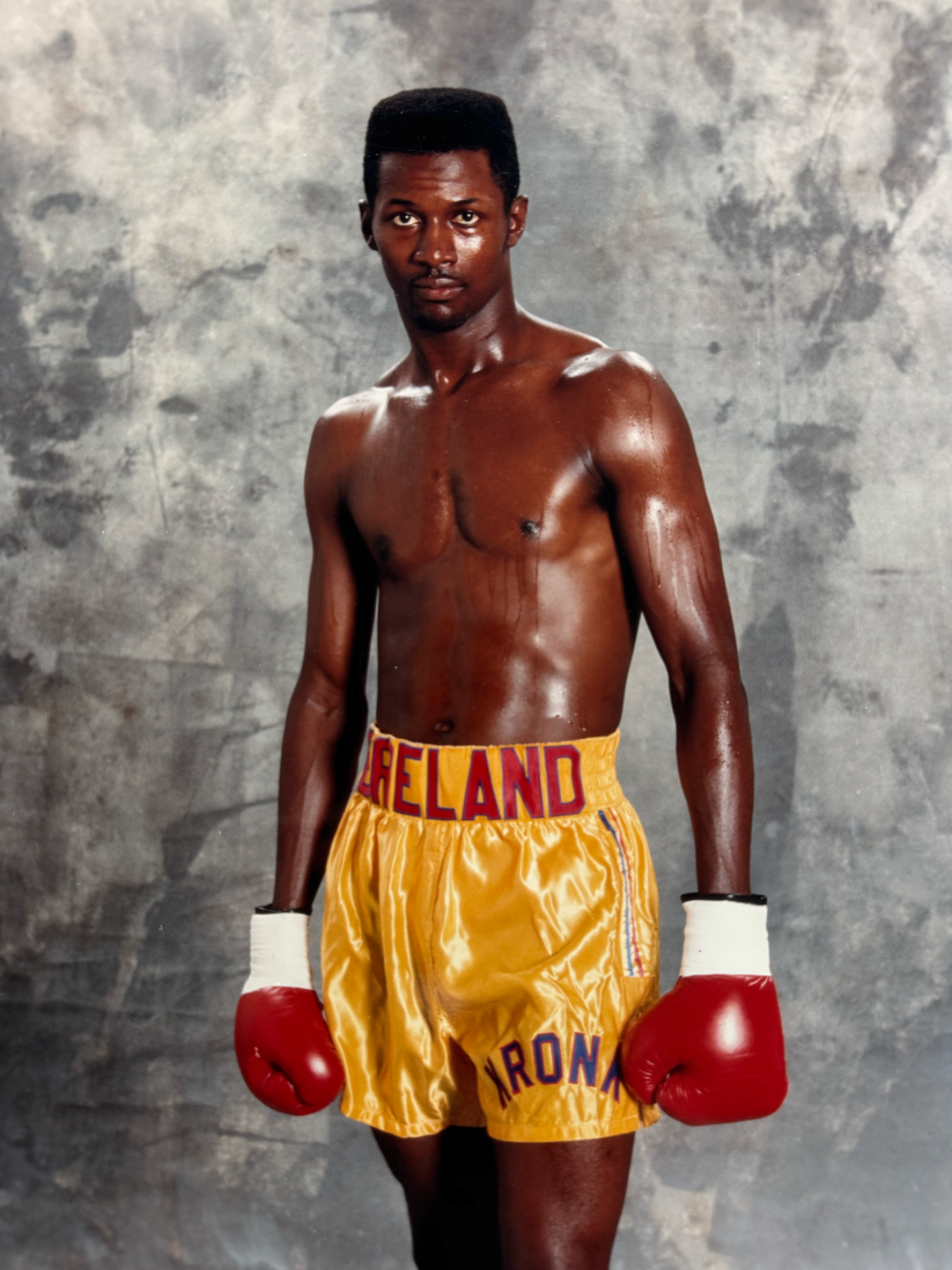 Original photograph of boxer MARK BRELAND 11x14 Shot in studio in 1991 ...