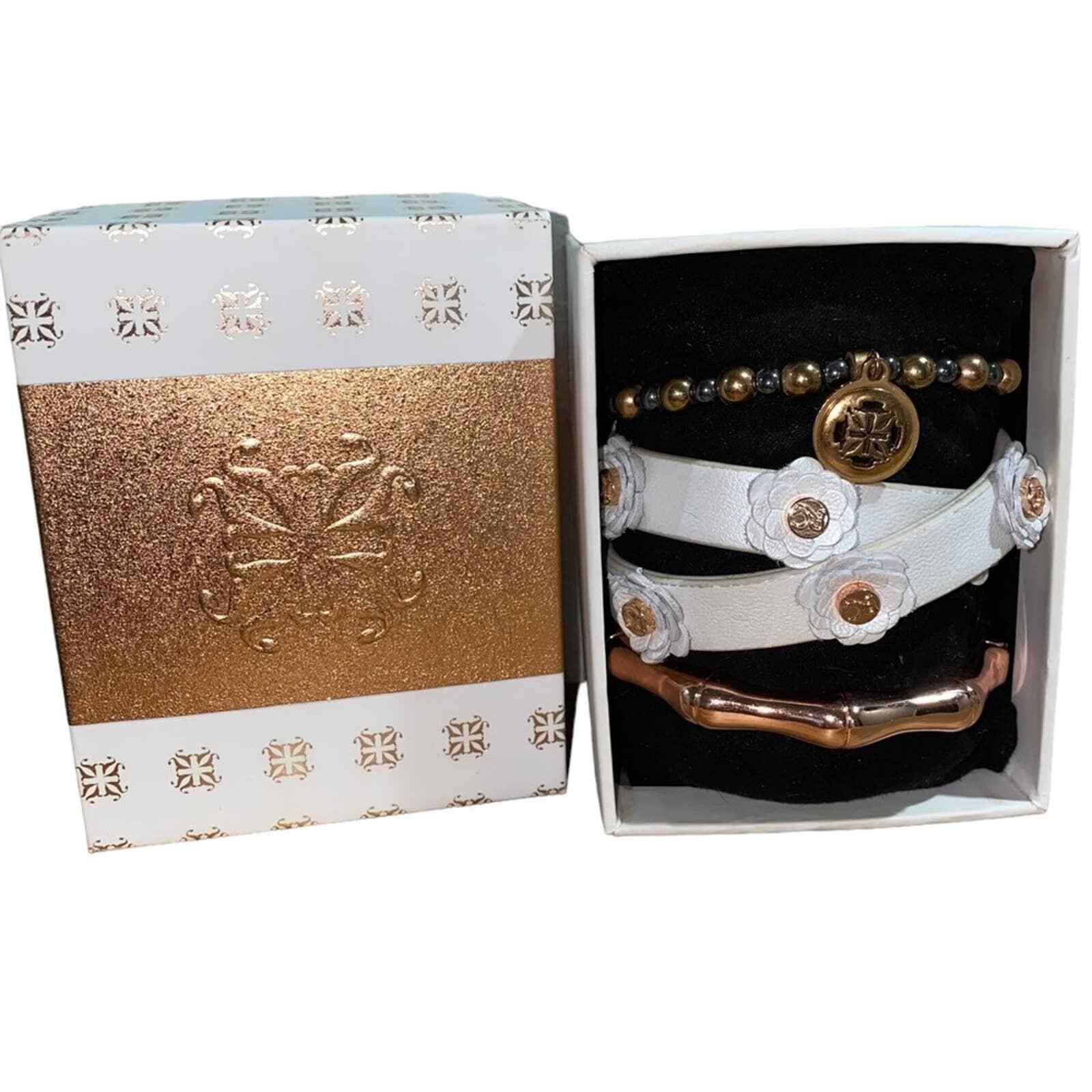 Rustic Cuff Hearts Of Rose Gold Cuff of the Month Set | eBay