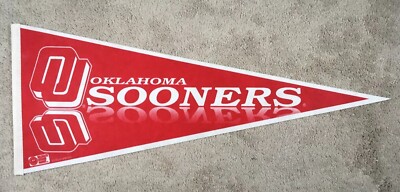 University of Oklahoma Sooners OU logo Wincraft vintage pennant 1990 | eBay