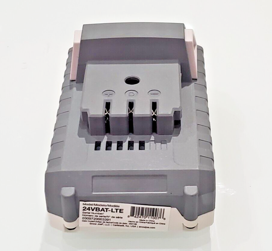 UN 3480 LITHIUM BATTERIES 24VBAT-LTE SUNJOE 842470110076 | eBay