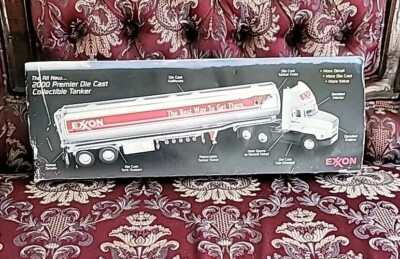 2000 EXXON NEW Premier Die Cast Collectable Gas Tanker Truck-EXCELLENT ...