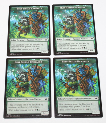 4x Rust-Shield Rampager Token 0022 MTG Magic BLB Bloomburrow Mint x4 | eBay