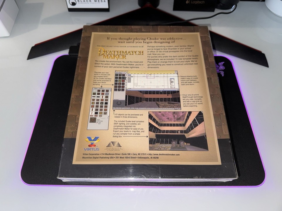 Quake Deathmatch Maker PC 1997 Big Box Game CD-ROM WizardWorks Sealed ...