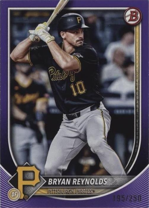 2025 Bowman - Bryan Reynolds #66 Purple /250 for sale online | eBay