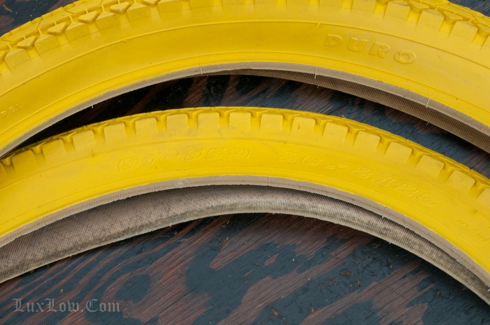 26" Goodyear G3Pt Balloon TIRES Vintage Prewar Schwinn Tank Bicycle ...