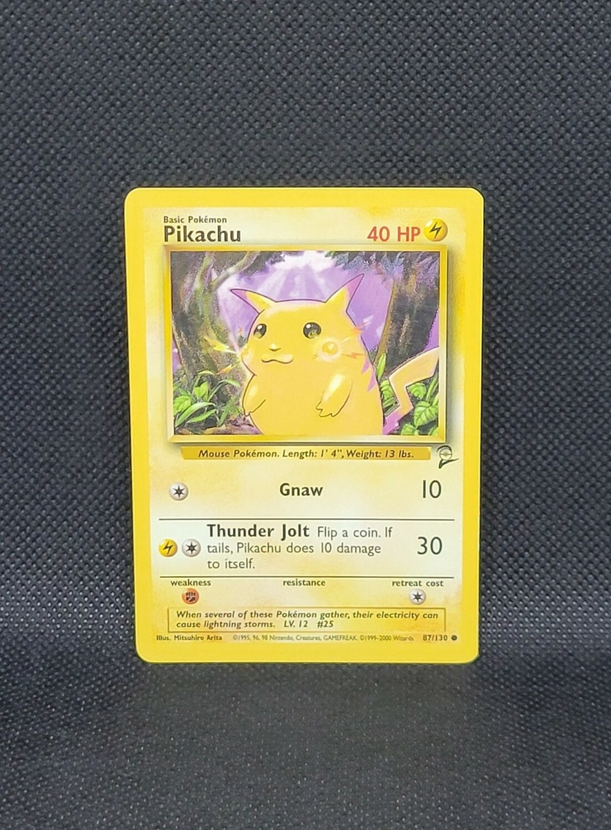 Pokemon Pikachu Card Original