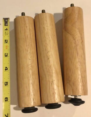 3 Wood Rollers 6.5” - To Make Roller Stands For Wood Working or Other ...