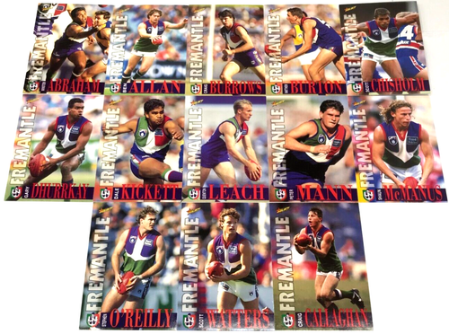 1996 SELECT AFL CENTENARY SERIES 1 CARD FULL BASE CARD TEAM SET ...