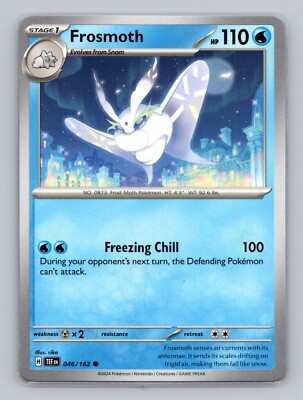 Frosmoth 046/162 Temporal Forces Common NM TEF EN Pokemon Card Scarlet ...